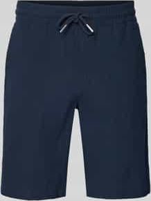 Lindbergh Shorts mit elastischem Bund und Strukturmuster