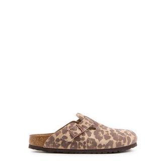 Birkenstock Mules Boston en cuir daim