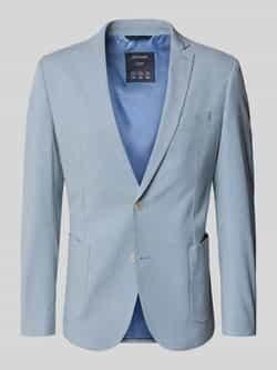 s.Oliver Black Label Slim Fit Sakko mit Baumwoll, Viskose und Leinen-Anteil