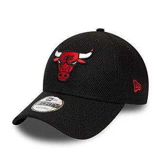 New Era Chicago Bulls NBA Cap 9forty Verstellbar Basecap Basketball Schwarz - One-Size