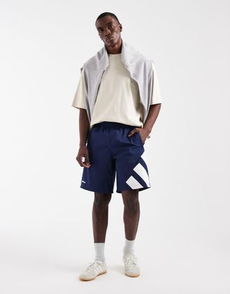 adidas Originals Adicolor GRFX - Short - Bleu marine