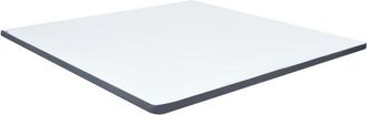 vidaXL Surmatelas de sommier tapissier 200x200x5 cm mi-doux Vidaxl