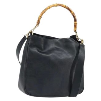 Gucci Sac &agrave; bandouli&egrave;re Vintage Pre-owned - Femme - Pre-owned - Noir - Taille: ONE Size