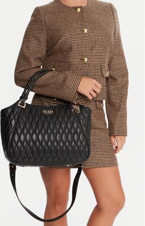 Guess Handtasche Valla HWQG81 22220 Schwarz