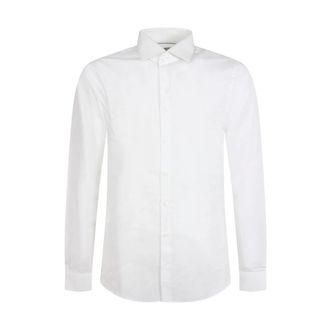 Michael Kors Homme, Chemises, Blanc, Taille: 2XL Chemise en coton blanc