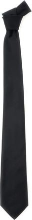 Emporio Armani Homme, Accessoires, Noir, Taille: ONE Size Cravate en pure soie avec micro-motif jacquard