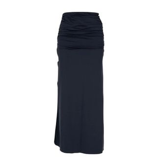 Federica Tosi Maxi-Rock mit Raffung - - Skirts - Damen - Schwarzk - S