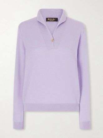 Loro Piana Sergio Cashmere Sweater - Purple