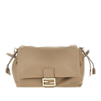 Fendi Large leather Baguette Soft bag Woman One Size