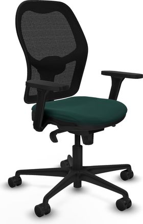 Piqueras y Crespo B&uuml;rostuhl aus Netzstoff mit 3D-Armlehnen, h&ouml;henverstellbare Lendenwirbelst&uuml;tze, ausgestattet mit 5 Positionen und eingespritztem Schaum. Mit Rollen vo