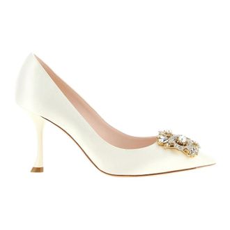Roger Vivier Damen, Schuhe, Wei&szlig;, 39 1/2 EUGr&ouml;&szlig;e