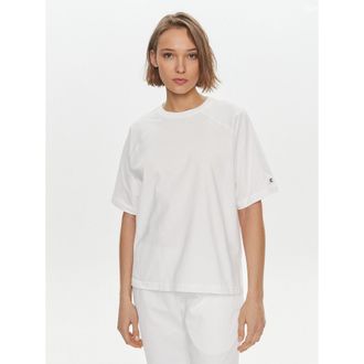 Champion T-Shirt 117351 Wei&szlig; Relaxed Fit