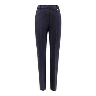 Max Mara Femme, Pantalons, Bleu, Taille: 38 FR Slim-fit Pantalons