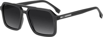 HUGO BOSS unisex, Accessoires, Gris, Taille: 56 MM Lunettes de soleil 1894/S