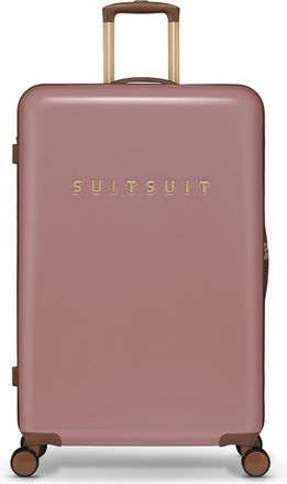 SuitSuit Koffer Gro&szlig; 76 cm - Hartschalen Reisekoffer mit Rollen - TSA-Schloss - 94 L - Fab Seventies Old Rose
