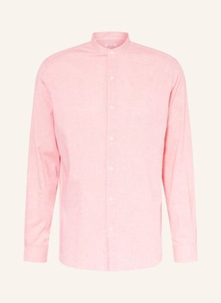 Paul Paul Hemd Comfort Fit Mit Leinen orange