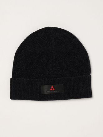 Peuterey Bonnet beanie en tissu technique avec revers et application logo