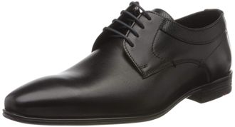 Lloyd Herren Schn&uuml;rhalbschuhe Madison, M&auml;nner Businessschuhe,Derby,lose Einlage,Normalweit,schn&uuml;rung,Office,b&uuml;ro,Freizeit,SCHWARZ,38.5 EU / 5.5 UK