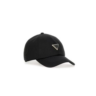 Guess Baseballkappe mit Kristall-verziertem Dreieckslogo - - Accessories - Damen - Schwarzk - ONE SIZE