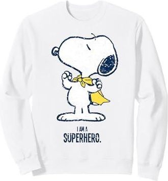 Peanuts Snoopy Super Super-héros Vintage Comic Hero Fan Sweatshirt