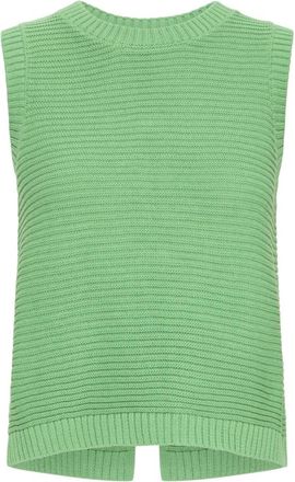 Ichi Ichi, Femme, Pulls, Vert, Taille: 40 FR Tricot ras du cou