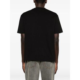 Valentino Crew-Neck Cotton T-Shirt - Black
