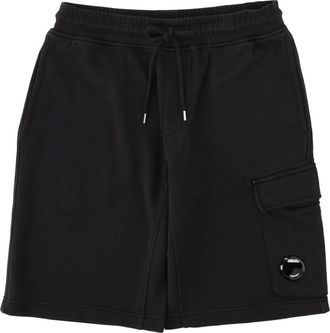 C.P. Company C.p. Company, Homme, Shorts, Noir, Taille: M Diagonal Fleece Cargo Shorts