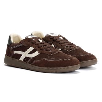 Riviera & Bar Pompeii Elan Sala Wildleder Herren Braune Sneaker