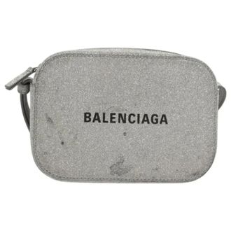 Balenciaga Pre-owned Cuir sacs-balenciaga - Femme - Pre-owned - Gris - Taille: ONE Size