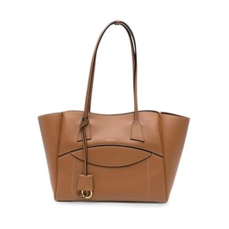 Hidesins Femme, Sacs, Brun, Taille: ONE Size Sac Cabas en Cuir