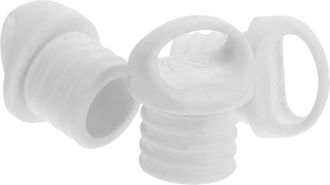 SOLUSTRE 3 Stück Ablassstopfen Für Moppeimer 17 Mm Lochabdeckungen Wasserwanne Runde Rohre Endkappen Mit Zugring Für Küche Badezimmer 17 Mm