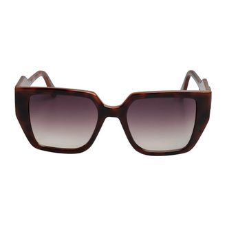Karl Lagerfeld Rechteckige Acetat-Sonnenbrille - - Accessories - Damen - Mehrfarbig - ONE SIZE