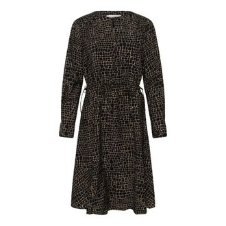 Inwear Robe Mi-longue - Femme - Robes - Noir - Taille: 40 FR