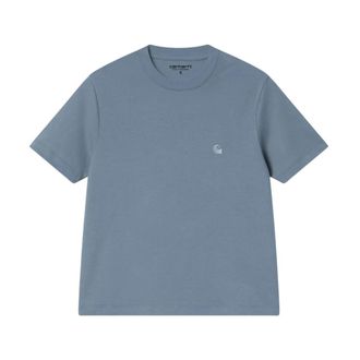 Carhartt Work in Progress Femme, Tops, Bleu, Taille: 40 FR T-Shirt