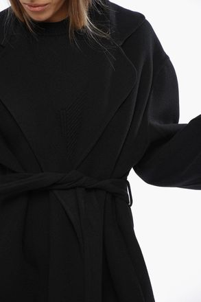 Chlo&eacute; Mantel aus Wolle und Kaschmir mit G&uuml;rtel Chloe