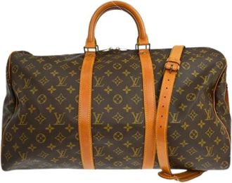 Louis Vuitton unisex, Pre-owned, Brun, Taille: ONE Size Pre-owned Keepall Bandouliere Bag