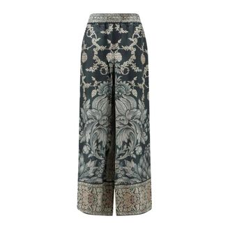 Pierre-Louis Mascia Pantalon en soie Aloe - Femme - Pantalons - Noir - Taille: 38 FR