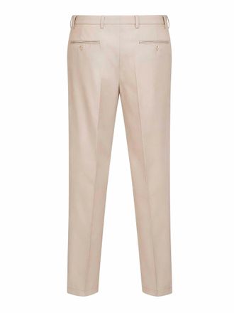 Prada Mens Trousers Sand Cotton Beige