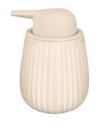 Kleine Wolke Seifenspender Groove, Accessoires, Farbe Bast, Material: Steinzeug