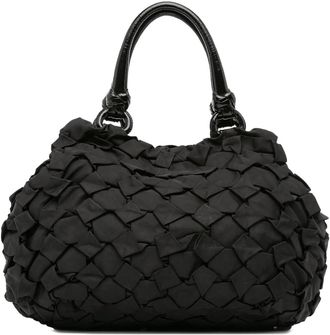 Prada Shopper - Tessuto Weave Tote - Gr. unisize - in Schwarz - f&uuml;r Damen