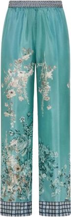 Seventy Femme, Pantalons, Vert, Taille: 46 FR Wide Pantalons