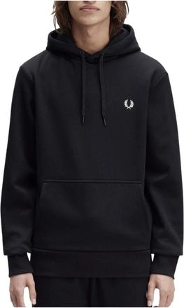 Fred Perry Herren, Sweatshirts & Hoodies, Schwarzk, MGr&ouml;&szlig;e
