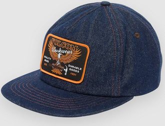Volcom Hammered Workwear Cap dust bowl indigo
