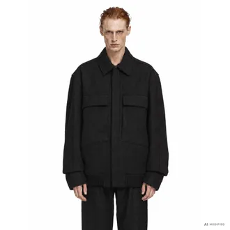 Transit Par-Such Herringbone Field Jacket