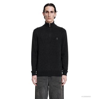 Ralph Lauren Quarter-zip Wool Pullover