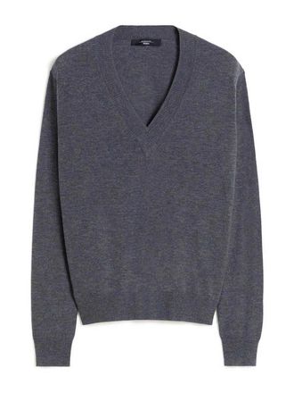 Max Mara Rundhalspullover - Grau