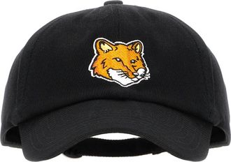 Maison Kitsun&eacute; Homme, Accessoires, Noir, Taille: ONE Size Casquette