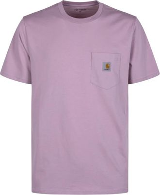 Carhartt Work in Progress S/S Pocket T-Shirt MIN 0 - - Tops - Herren - Lila - L