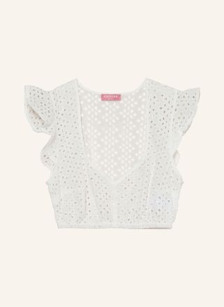 Kr&uuml;ger Kr&uuml;ger Dirndlbluse Jemma Aus Lochspitze weiss