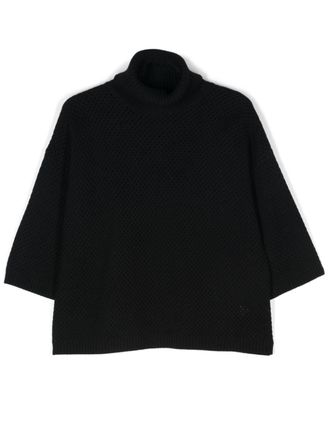 Fabiana Filippi Pullover mit Monili-Kette - Schwarz